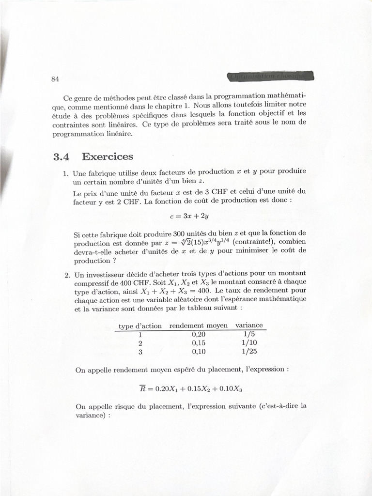 Exercice Maths | PDF