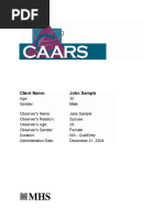 Caars Self Report Long Version | PDF | Attention Deficit Hyperactivity ...