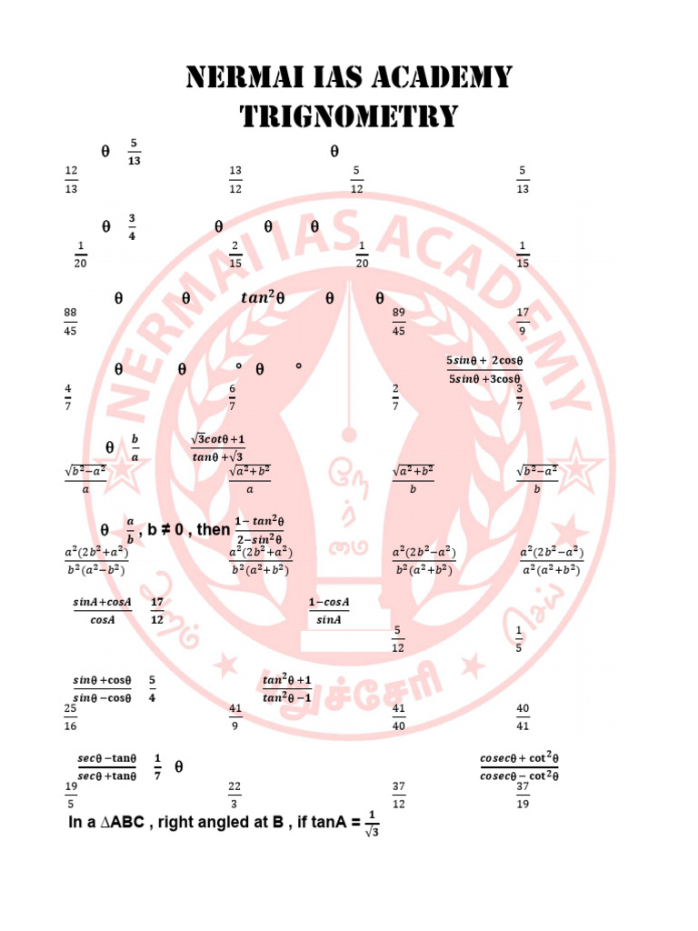 TrignomEtry notes | PDF