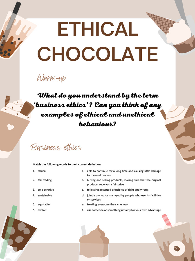 Ethical Chocolate | PDF