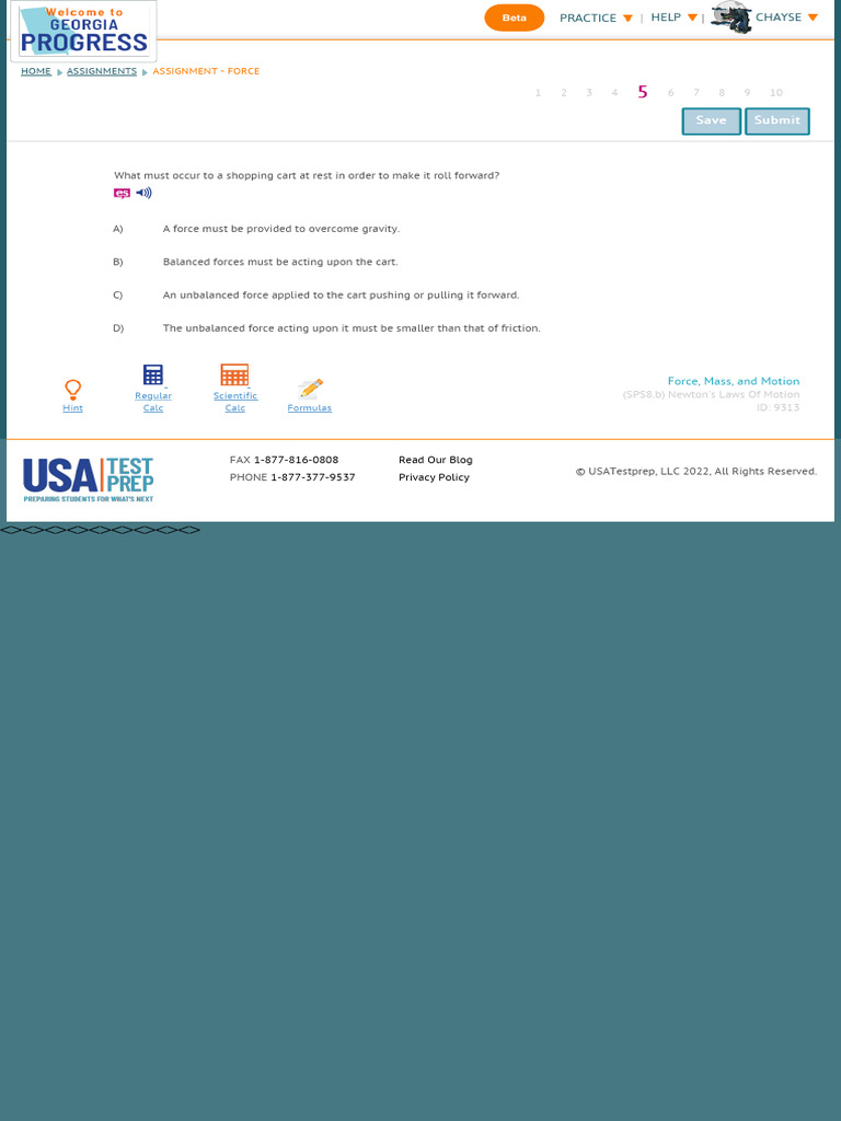 USATestprep, LLC - Online State-Specific Review and Assessments | PDF