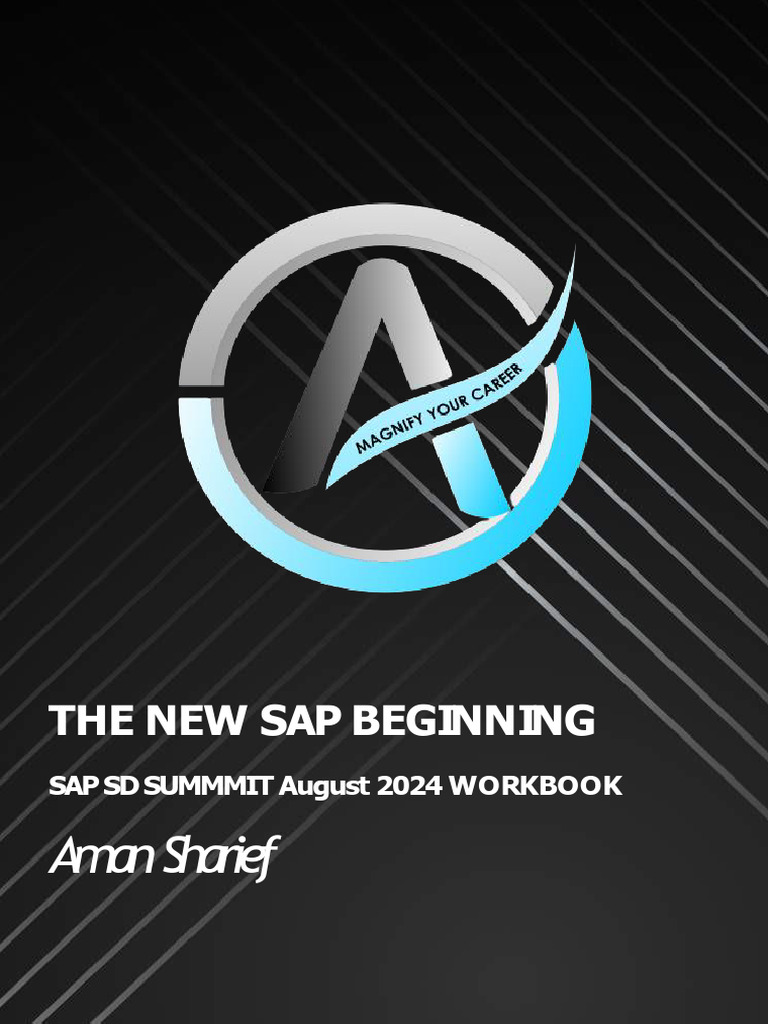 Sap Sd Summit August 2024_workbook | PDF | Goal Setting | Cognitive Science