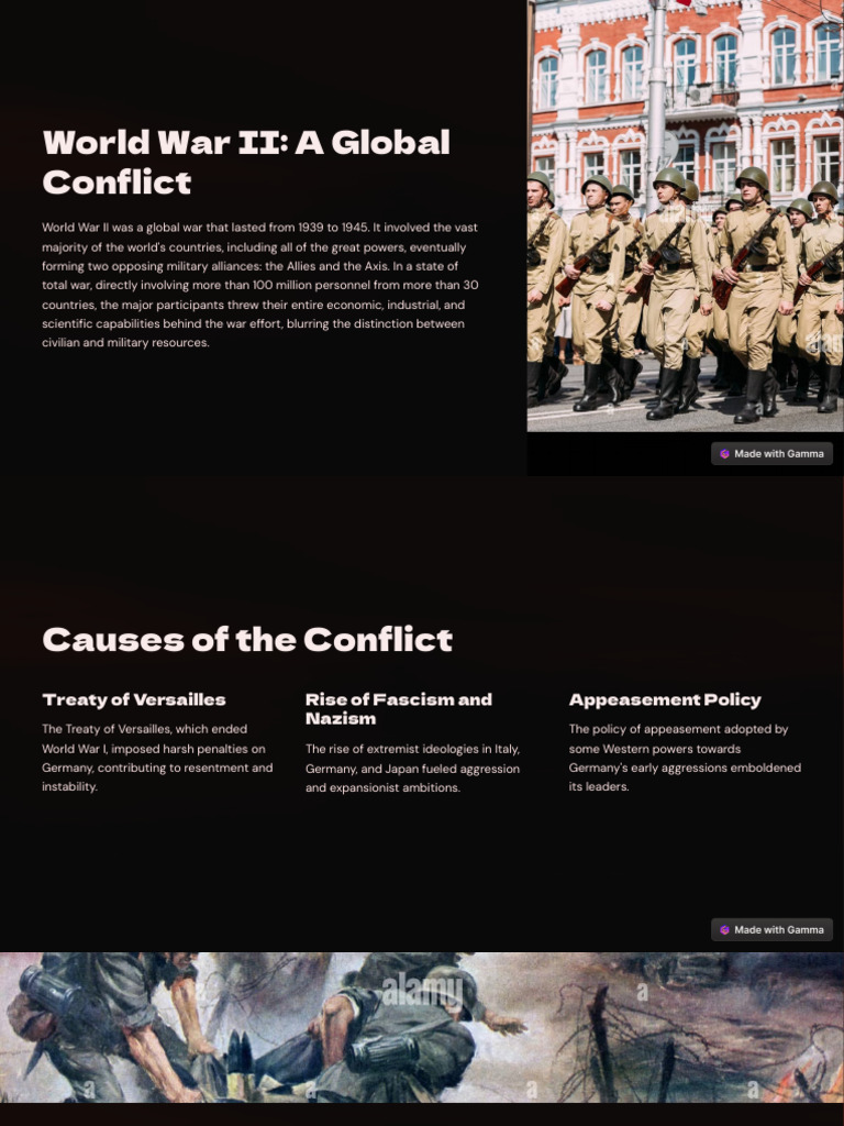 World War II: Causes, Battles, and Impact | PDF | World War II | Nazi ...