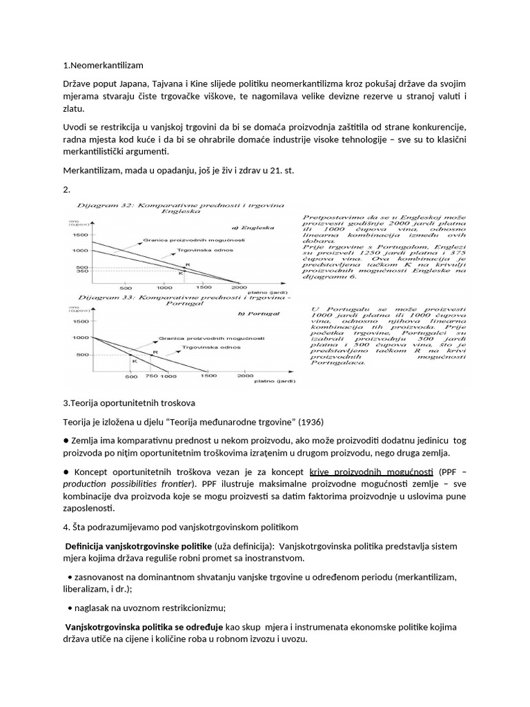 Međunarodna Ekonomija Prva Parc | PDF