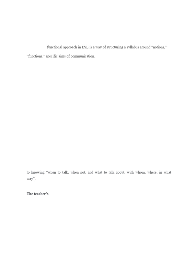 Notional-Functional Approach Lesson | PDF | Cognitive Science | Linguistic Typology