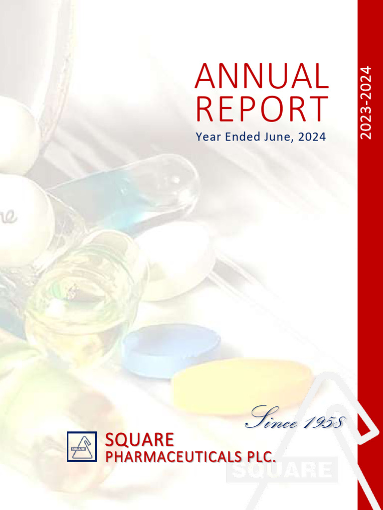 Square Pharmaceuticals Annual Report 2024 | PDF | Dividend | Business ...