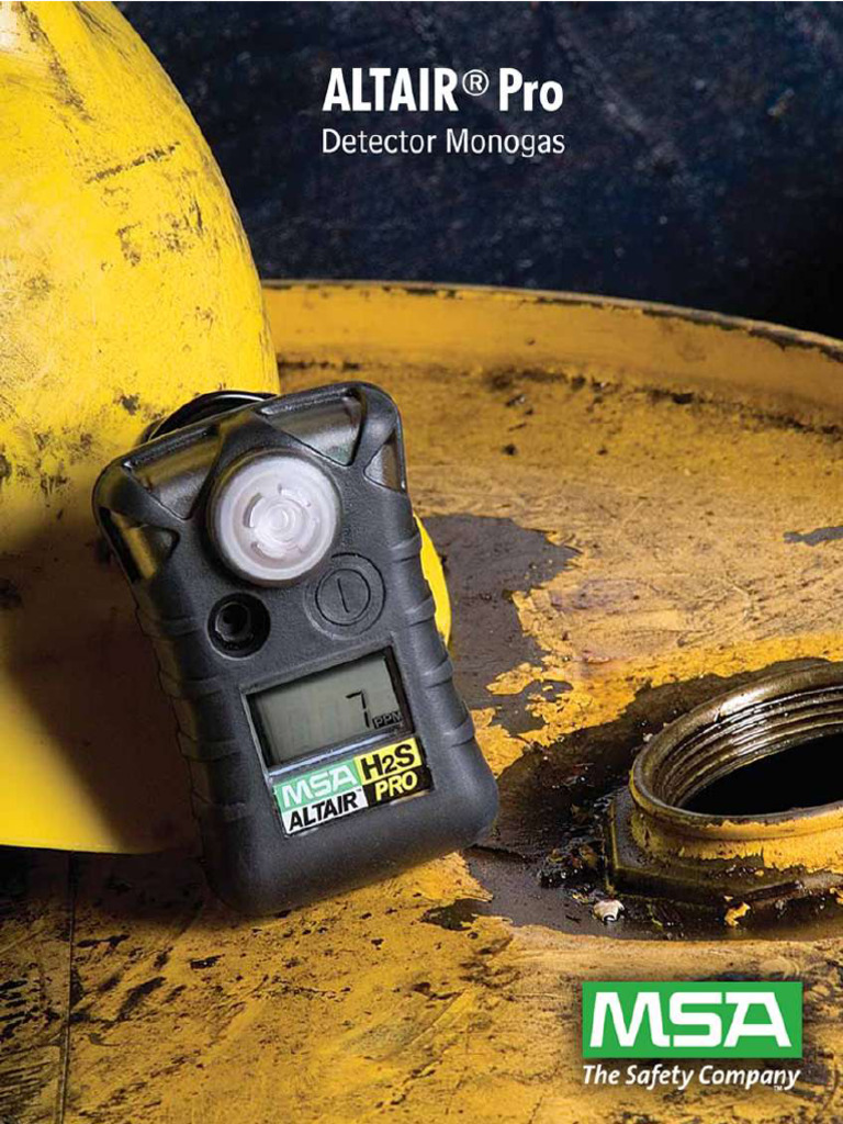 Ficha Tecnica Msa 10074137 Detector de Oxigeno Altair Pro | PDF