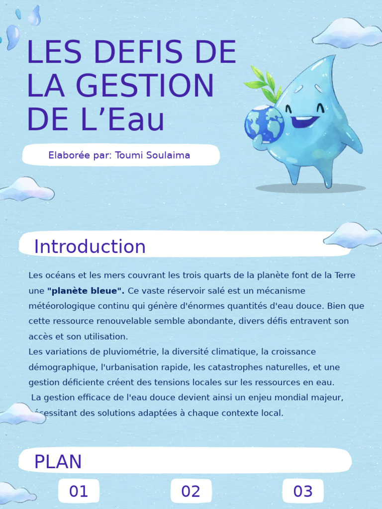 gestion en eau | PDF | Eau | Ressources hydriques