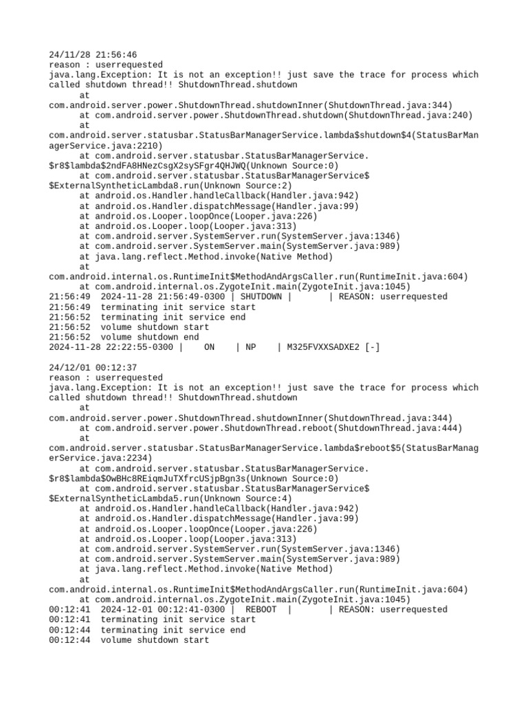 Power Off Reset Reason Backup | PDF | Computer Programming | Mobile Linux