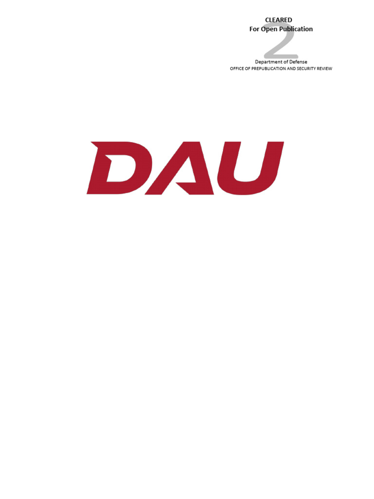 A Guide To DoD Program Management Business Processes | PDF | United ...