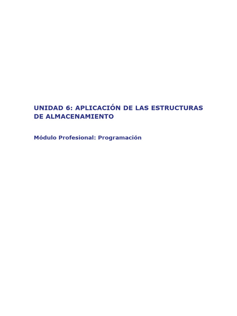 Estructuras de Datos en Java | PDF | Java (lenguaje de programación) | Variable (informática)