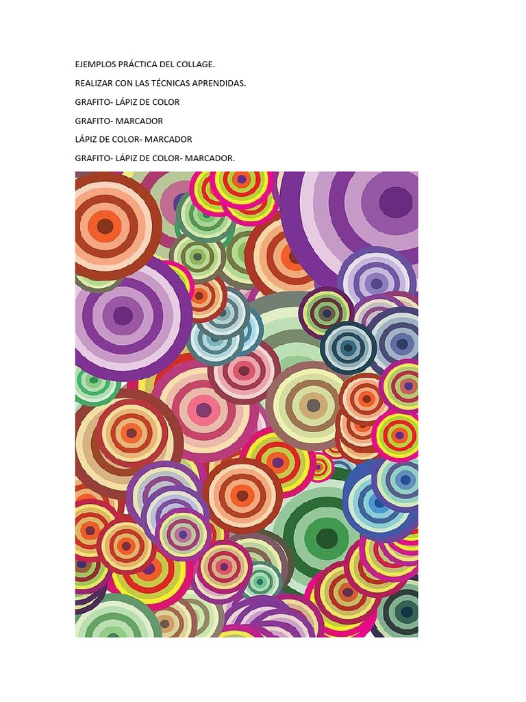 Ejemplos Práctica Del Collage | PDF