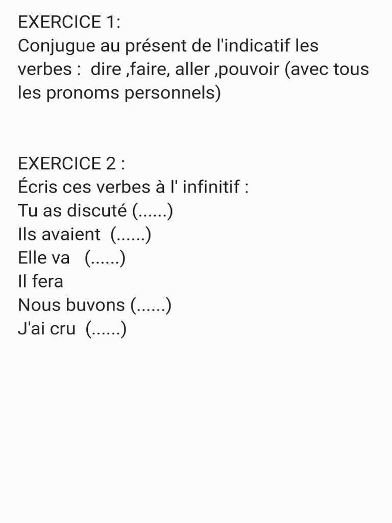 Conjugaison .-2 | PDF