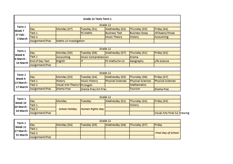 Grade 12 Assessment Term 1 Updated | PDF | Chess Openings | Chess