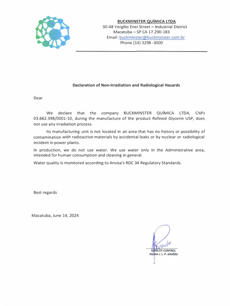 Dec. Irradiation - Dec. of Non Irradiation and Radiologial Hazards | PDF