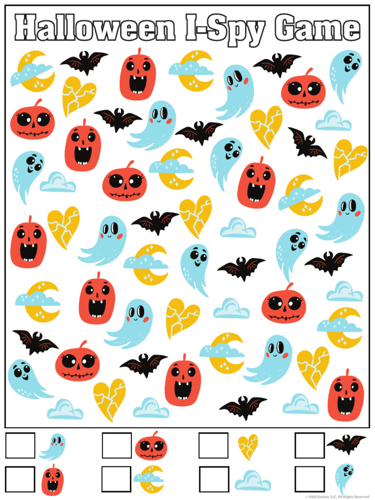 Halloween I-Spy Game | PDF