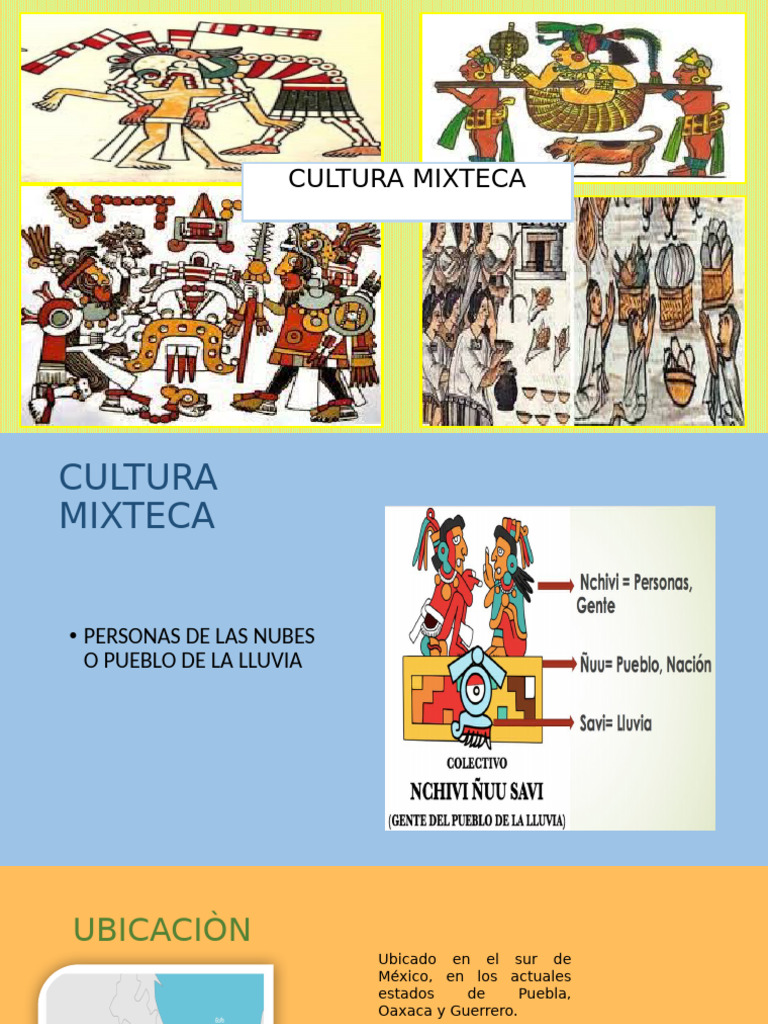 Características de la Cultura Mixteca | PDF