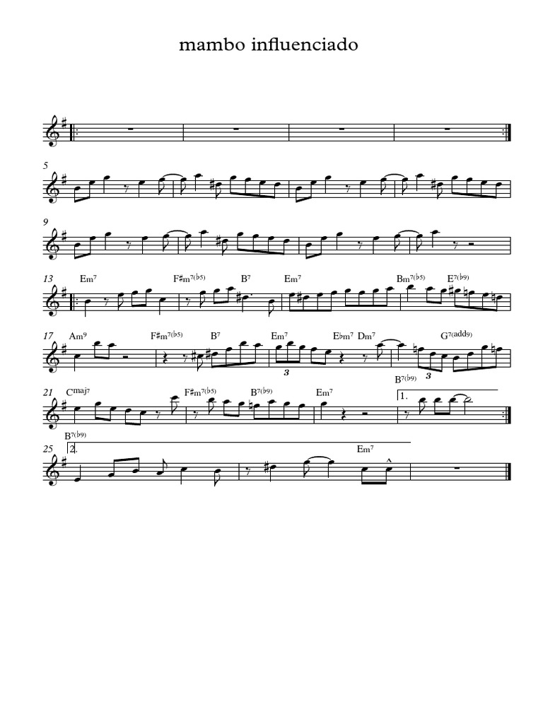 mambo influenciado -bb | PDF