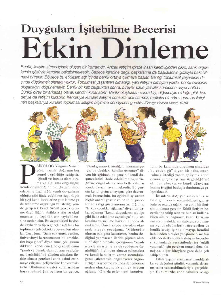 Etkin Dinleme Makale | PDF