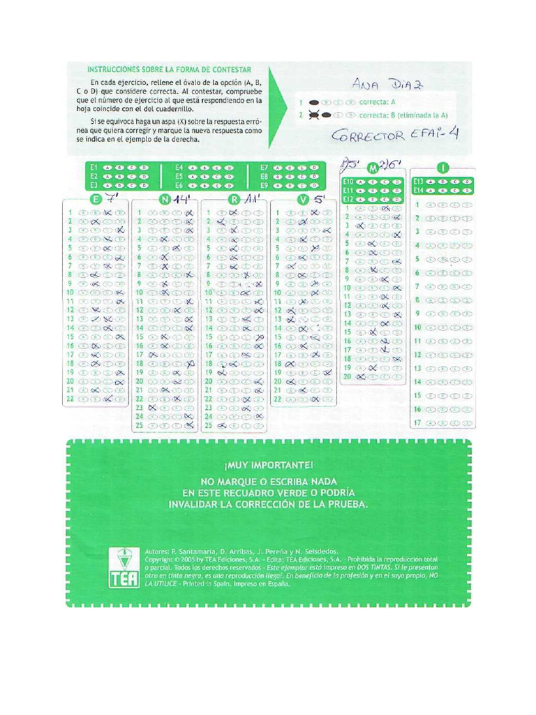 Soluciones - EFAI 4 | PDF