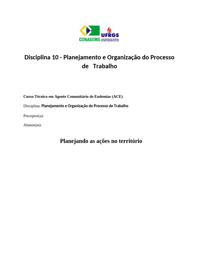 Capa Atividade 10 | PDF