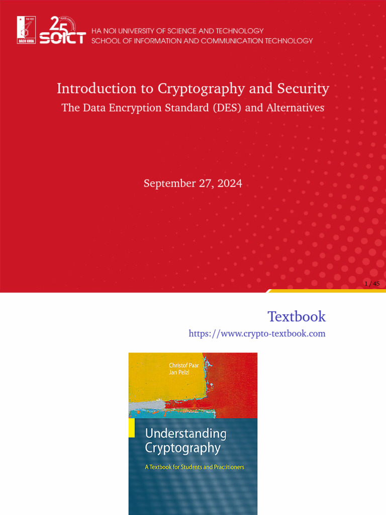 04DES | PDF | Cryptography | Cipher