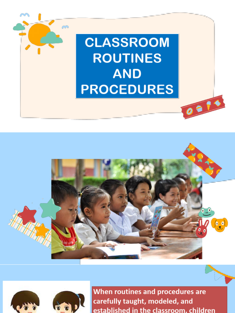 Classroom Routines and Procedures | PDF | Learning | Teachers