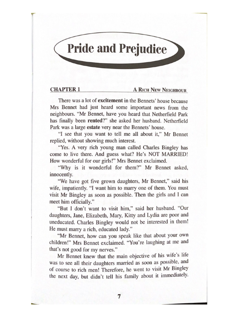 Pride and Prejudice | PDF