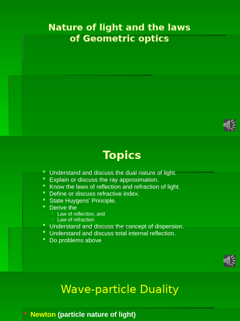 Understanding Light and Geometric Optics | PDF