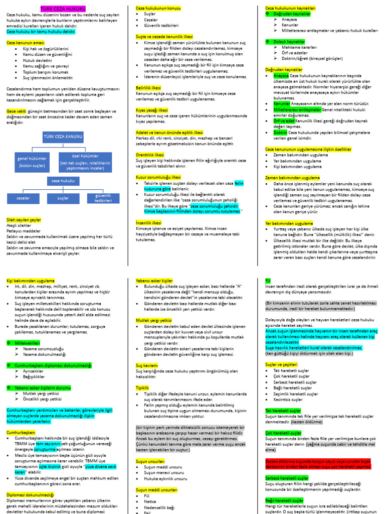 Türk Ceza Kanunu | PDF