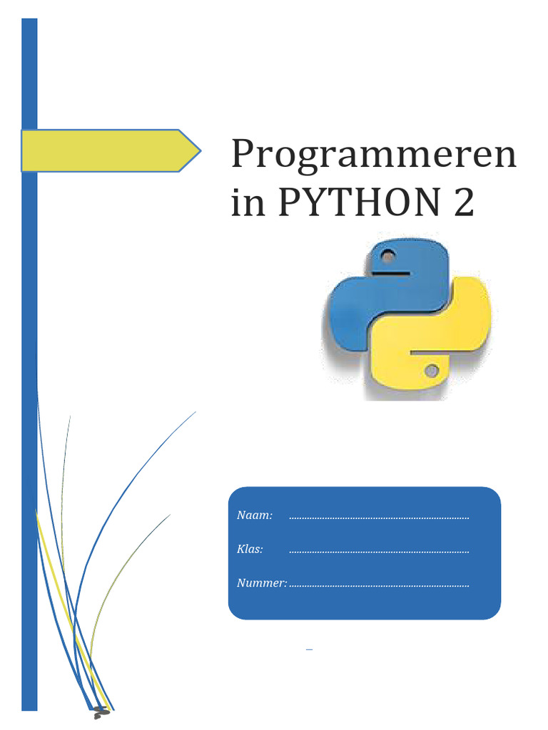 Cursus4 Python 2022 Ingevuld | PDF