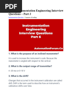 100 Instrumentation Interview Questions and Answers | PDF | Flow ...