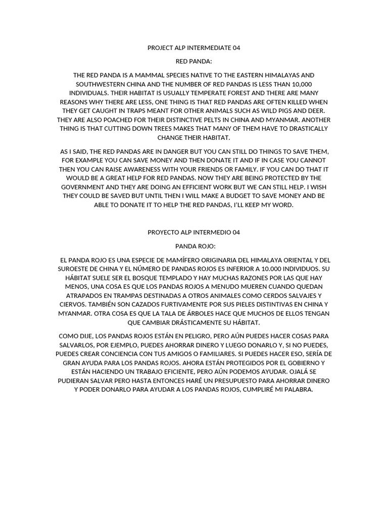 PROJECT ALP INTERMEDIATE 04 | PDF