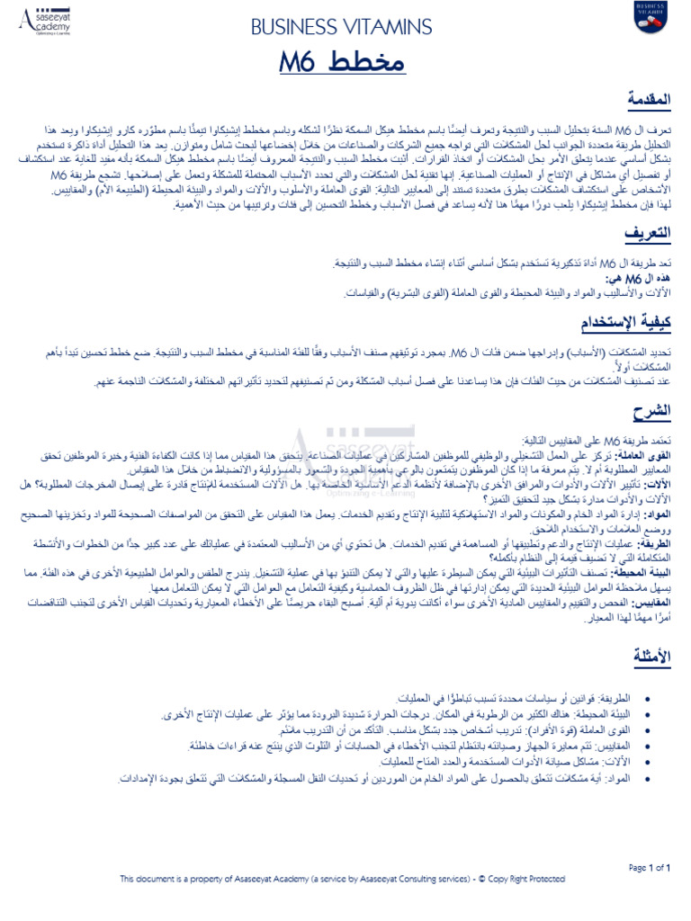 6M Model details العربية | PDF