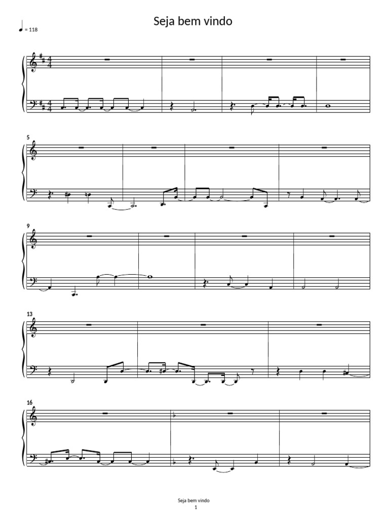 Seja Bem Vindo | PDF