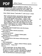 Analysis of Act 3 Scene 2 | PDF | Julius Caesar | Mark Antony