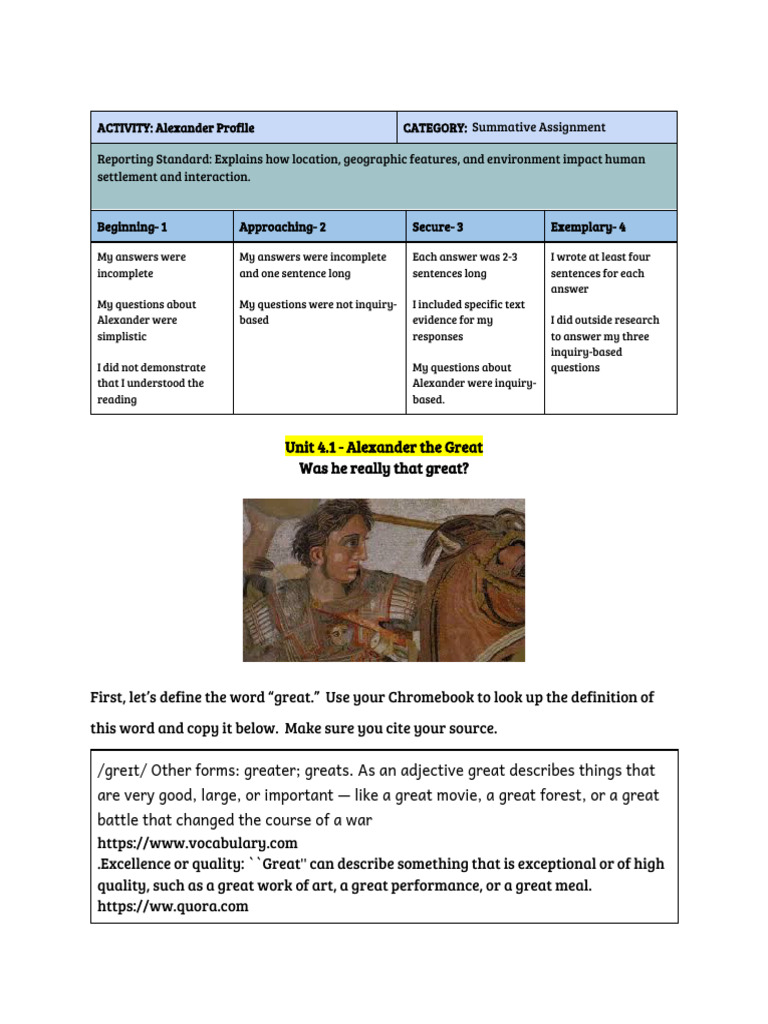 Alexander Profile-Colin | PDF | Leadership | Word