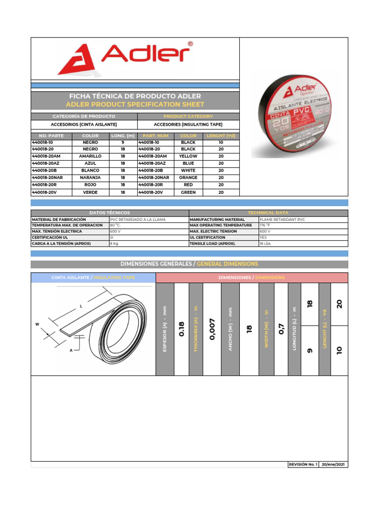 9.1 Ft. Cinta Aislante | PDF | Arco iris | Color