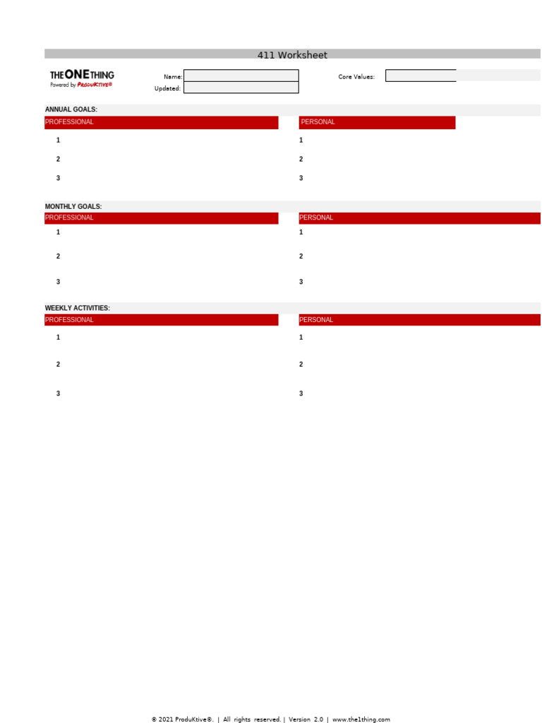 411 Template | PDF