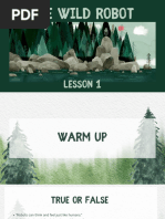 Wild Robot Chapter Summaries & Questions | PDF | Reading Comprehension ...