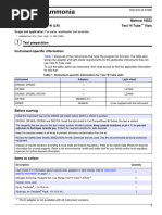 Nessler Ammonia HACH | PDF | Ph | Purified Water