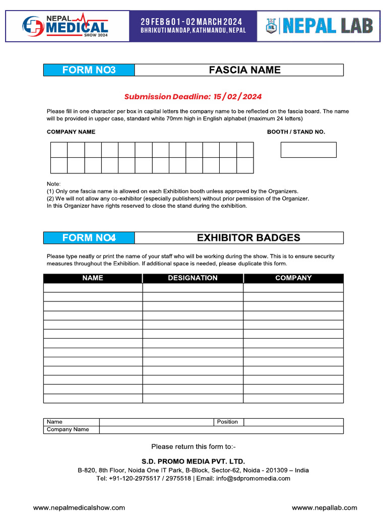 Form 3 4 Fascia and Badges | PDF