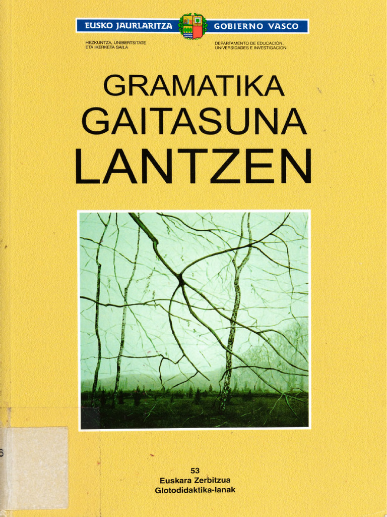 Gobierno Vasco: 53 Glotodidaktika-Lanak | PDF