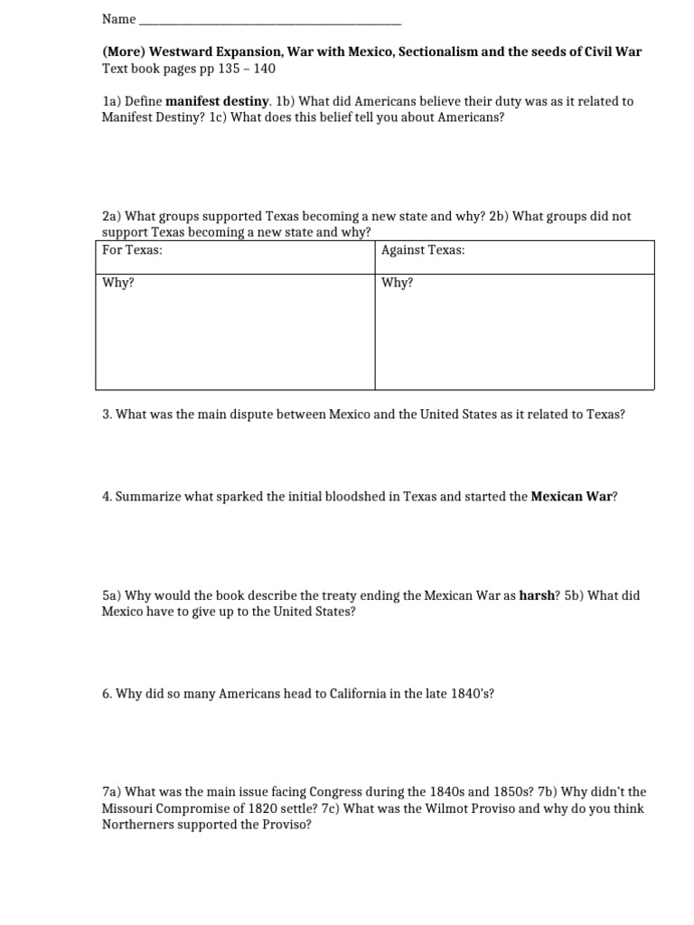 Westward - Aboliton.Seeds of Civil WarAPUSH | PDF | Abolitionism In The ...