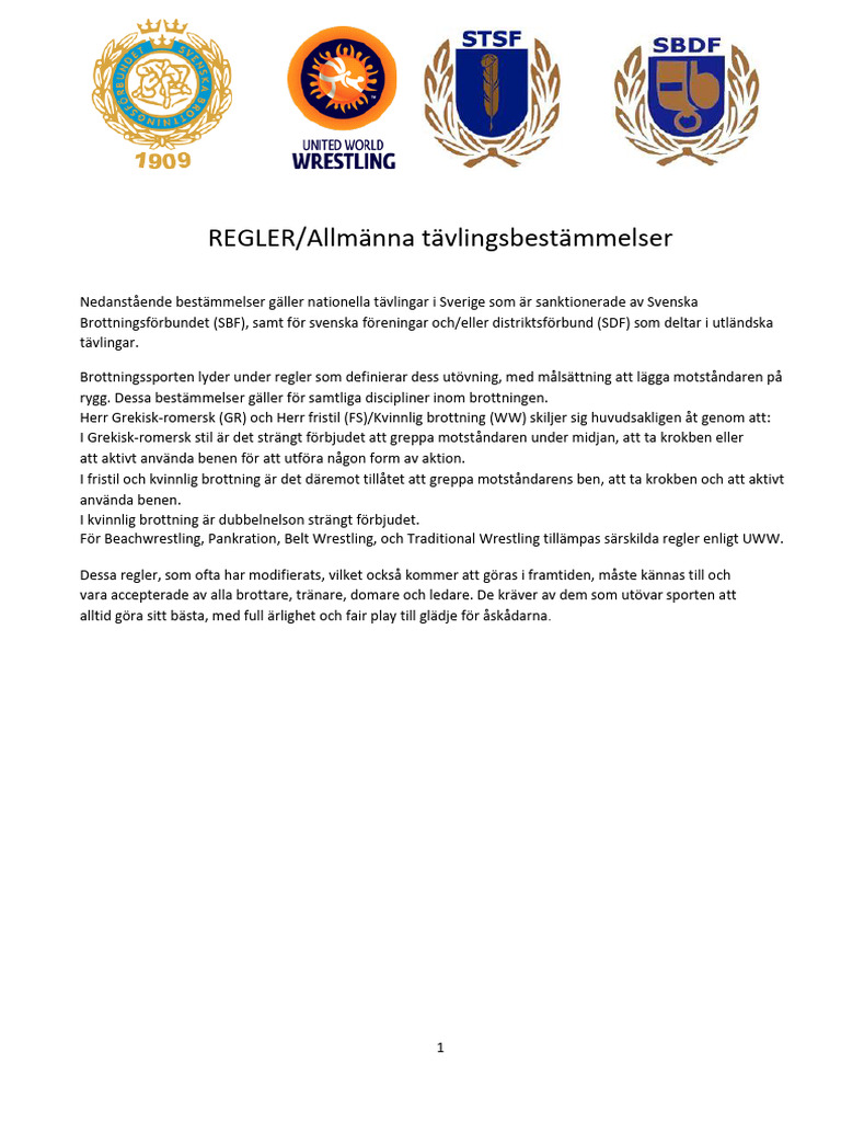 regler-allmanna-tavlingsbestammelser | PDF