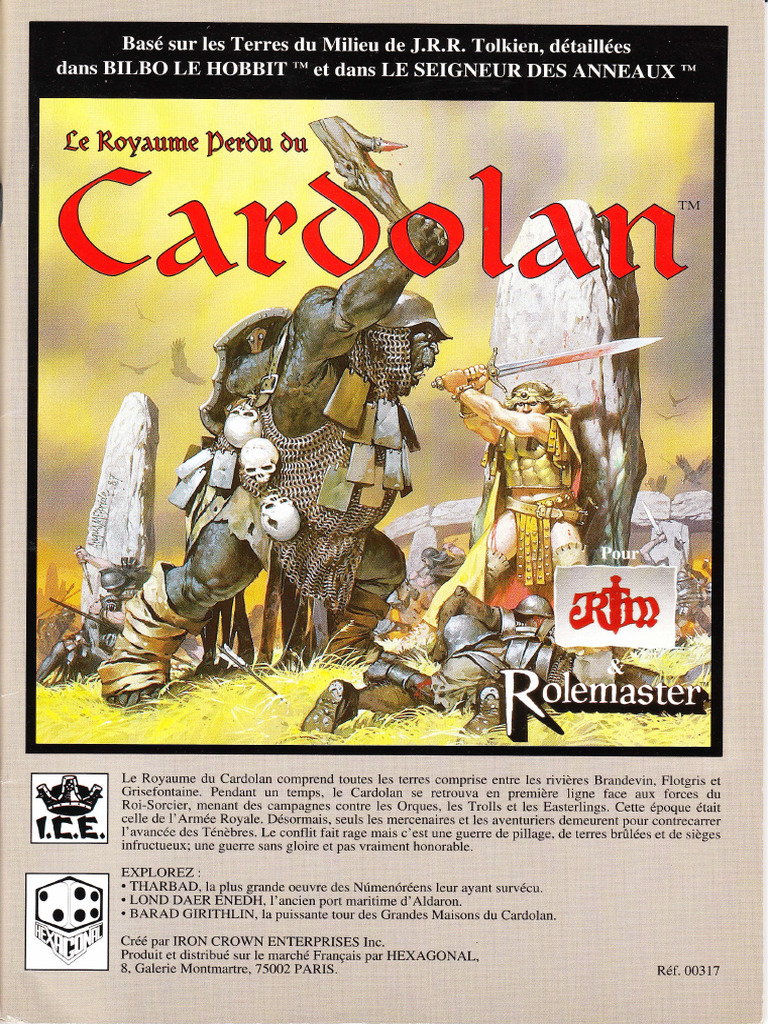 Rolemaster - FR - 12 - Le Royaume Perdu Du Cardolan | PDF