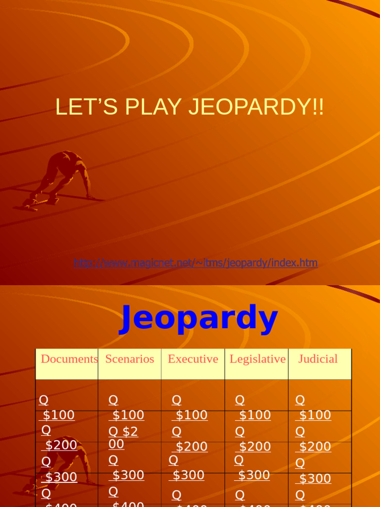 Government Jeopardy | PDF | United States Bill Of Rights | American ...