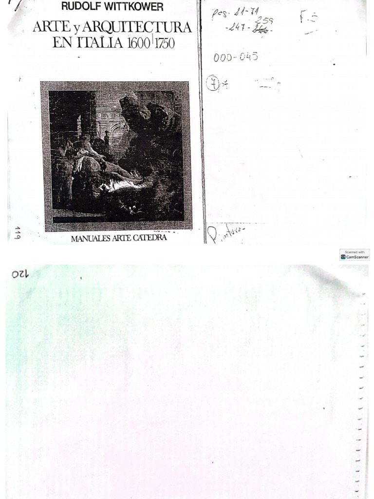 Teórico 6 - Wittkower. Arte y Arquitectura en Italia 1600-1750 | PDF