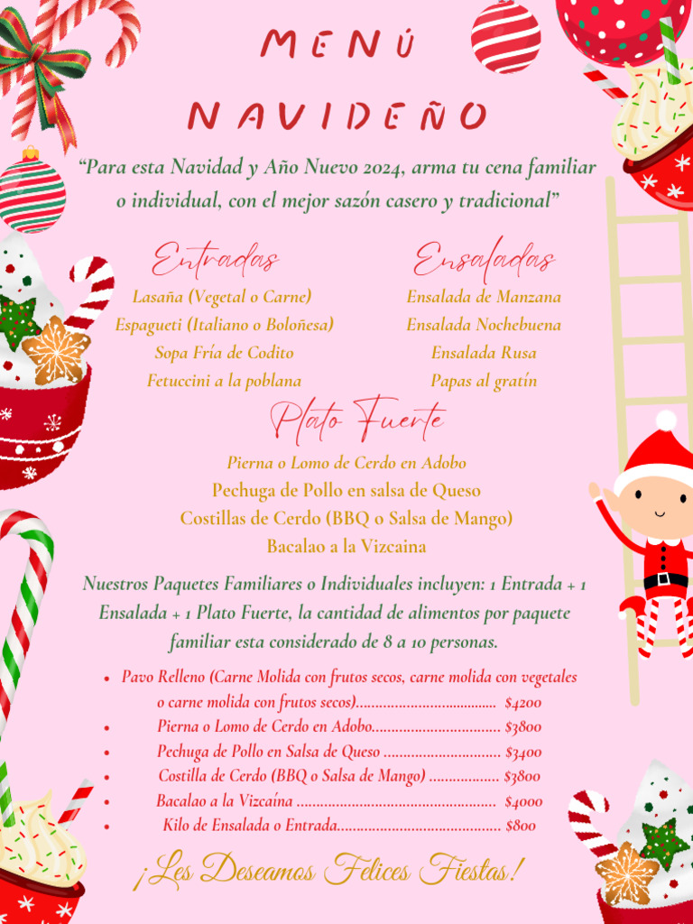 Menú Navideño | PDF
