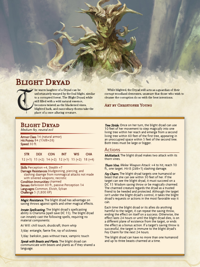 Blight Dryad | PDF